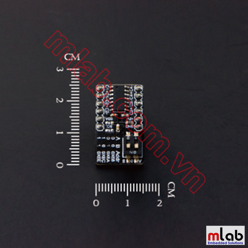 Module ADC MCP3424, 4 kênh, 18-bit, có Programmable Gain Amplifier, dành cho Raspberry Pi